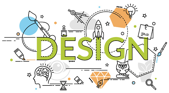 Konsep Desain Berwarnawarni Datar Untuk Desain Grafis Ide Membuat