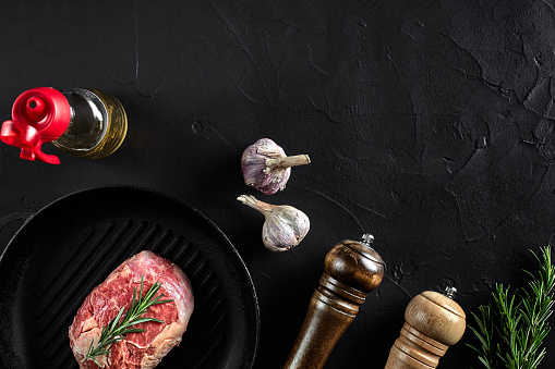 Daging Mentah Segar Beef Tenderloin Dan Steak Daging Sapi Marmer Di
