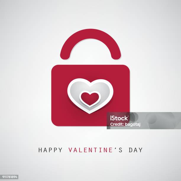 Desain Kartu Hari Valentine Ilustrasi Stok Unduh Gambar Sekarang