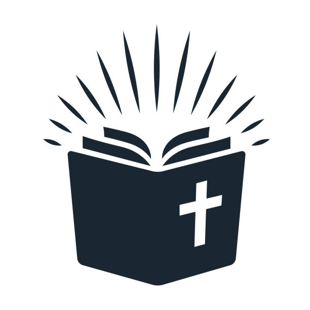 Open bible logo Clipart Vector PNG , SVG, EPS, PSD, AI
