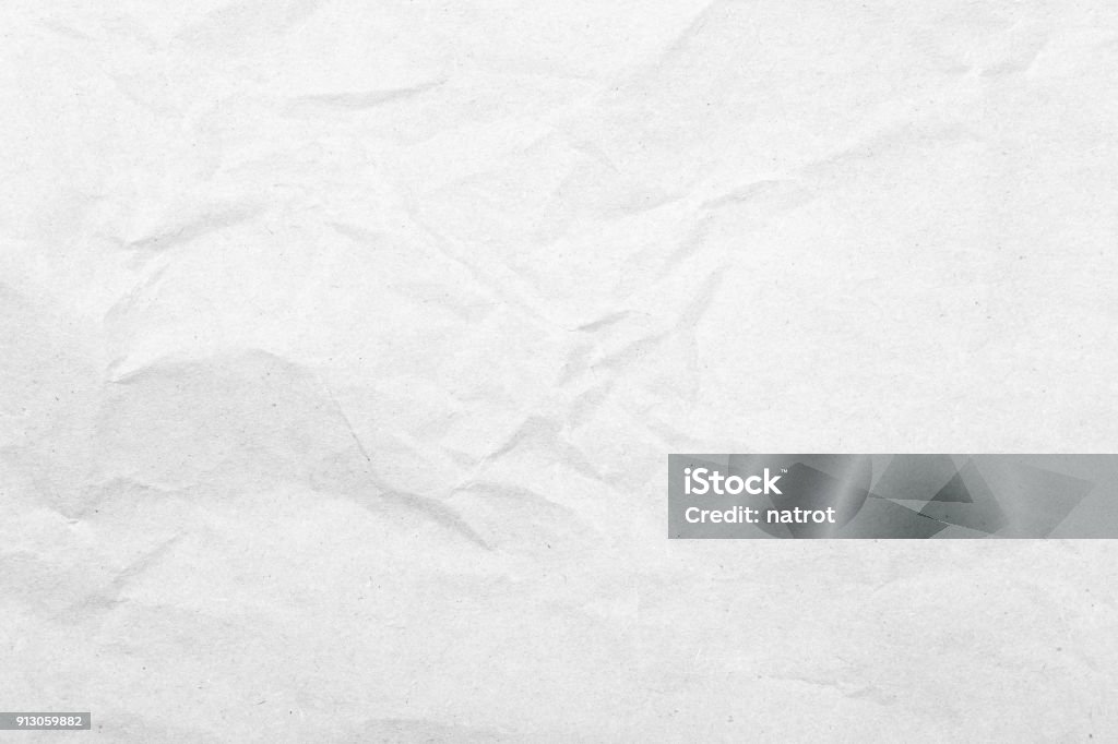 Latar Belakang Tekstur Kertas Kusut Putih Foto Stok Unduh Gambar