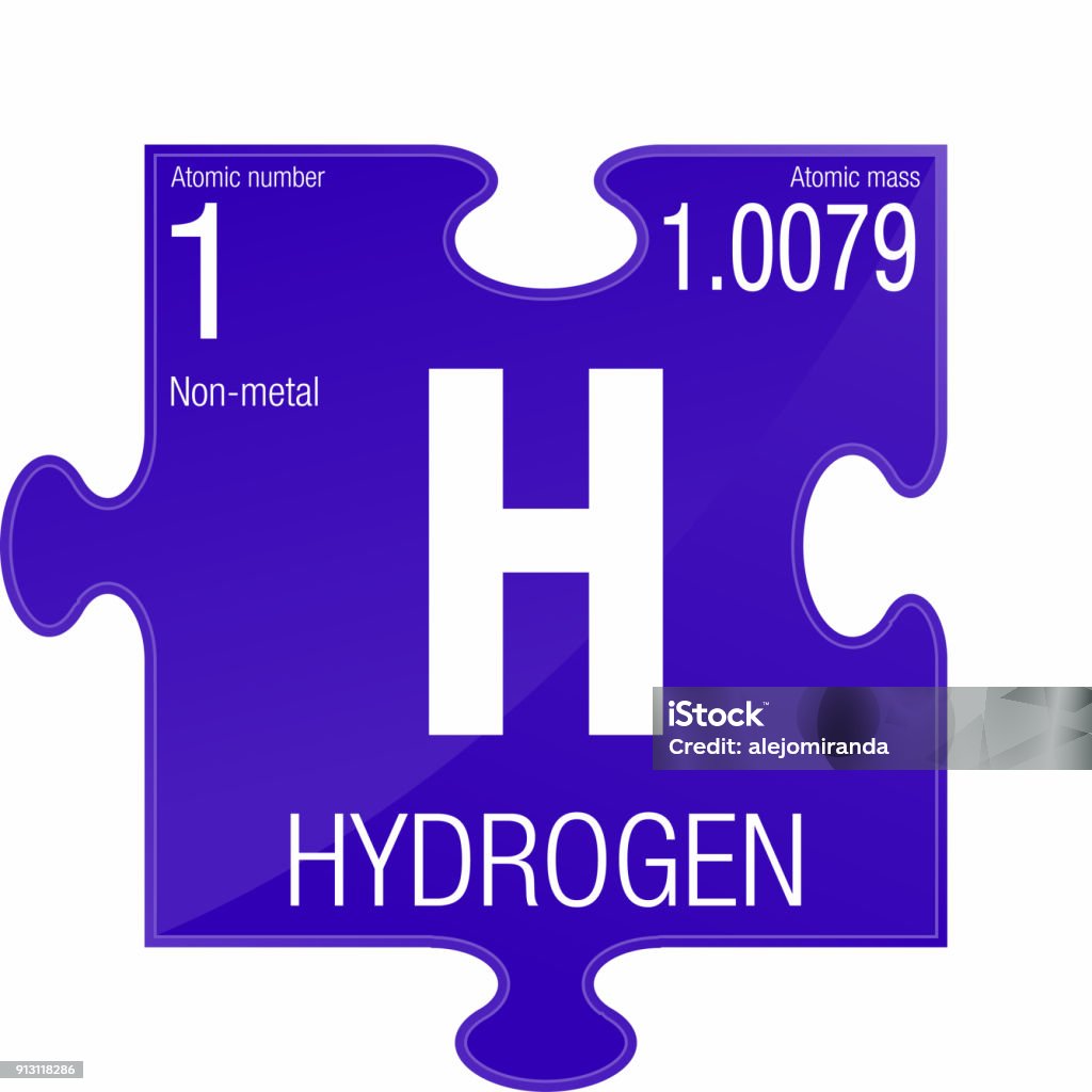 Hydrogen Symbol Element Number 1 Of The Periodic Table Of The Elements Chemistry Stock