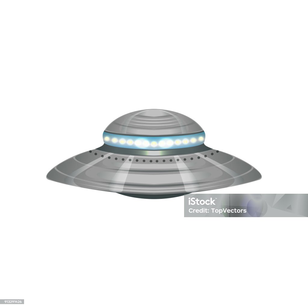 Kartun Alien Piring Terbang Kapal Luar Angkasa Tema Ufo Kapal Mars