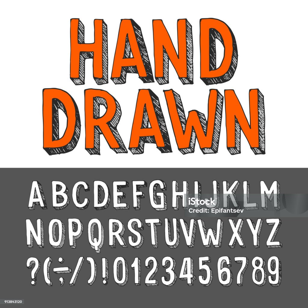 Font Alfabet Yang Digambar Dengan Tangan Huruf Dan Angka Grunge ... Font Alfabet Yang Digambar Dengan Tangan Huruf Dan Angka Grunge ...