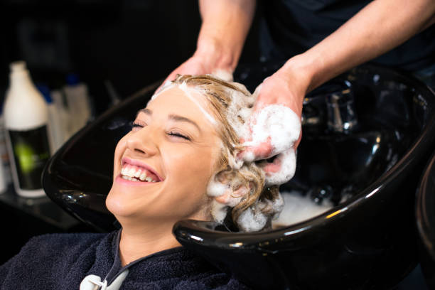 Free Stock Photo of Beauty, hairstyle. hair washing at salon | Download ...