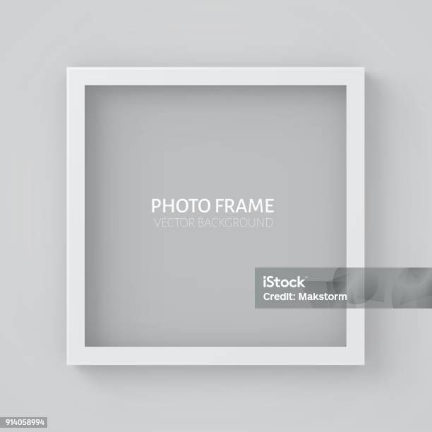 3d 그림 정사각형 프레임 디자인입니다 0명에 대한 스톡 벡터 아트 및 기타 이미지 0명 3차원 형태 공란 Istock