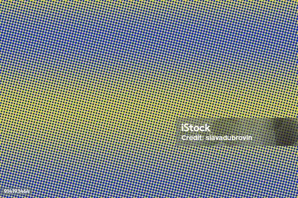 Biru Kuning Bertitik Latar Belakang Vektor Halftone Template Banner