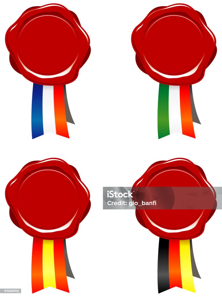 세계 실링용 밀랍을1 0명에 대한 스톡 벡터 아트 및 기타 이미지 0명 4가지 개체 검은색 Istock