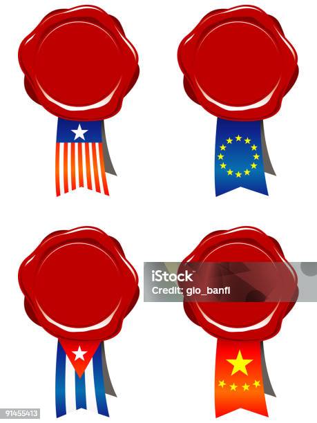 세계 실링용 밀랍을3 0명에 대한 스톡 벡터 아트 및 기타 이미지 0명 기 노랑 Istock