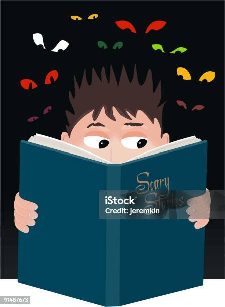 스캐리 독서모드 공포 무서움에 대한 스톡 벡터 아트 및 기타 이미지 공포 무서움 귀신 기이함 Istock