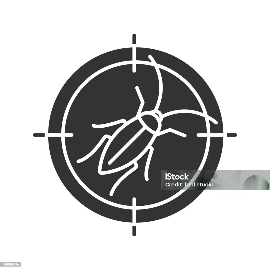 Cockroach Target Icon Stock Illustration Download Image Now Aiming