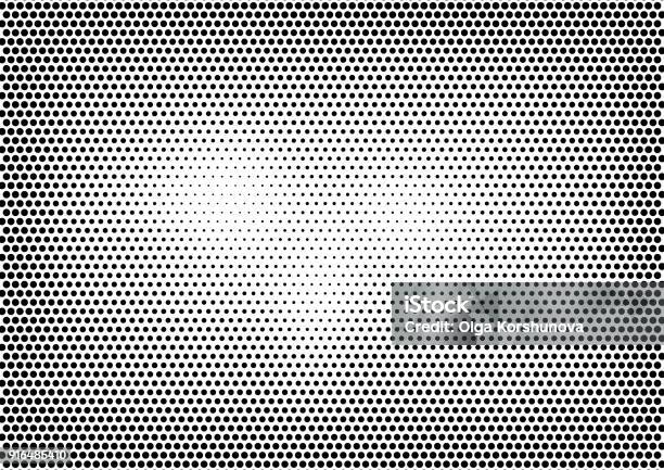 Abstrait Demiteinte Ponctuée De Texture Tendance Grunge Retro Bd Fond