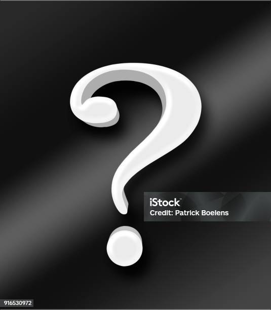 Photo Libre De Droit De Stock Illustration Point Dinterrogation