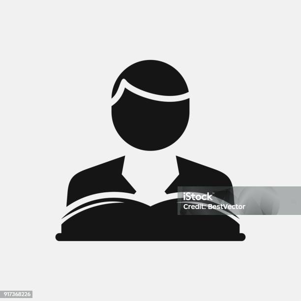 Ilustración De Hombre Ilustración Del Icono De Libro De Lectura Y Más