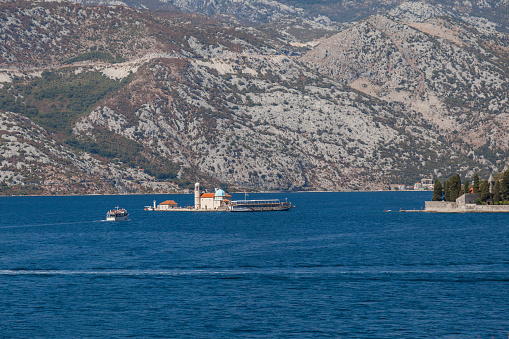 Kotor의만의 Perast 몬테네그로의 마을 조감도 건물 외관에 대한 스톡 사진 및 기타 이미지 건물 외관 건축 공중