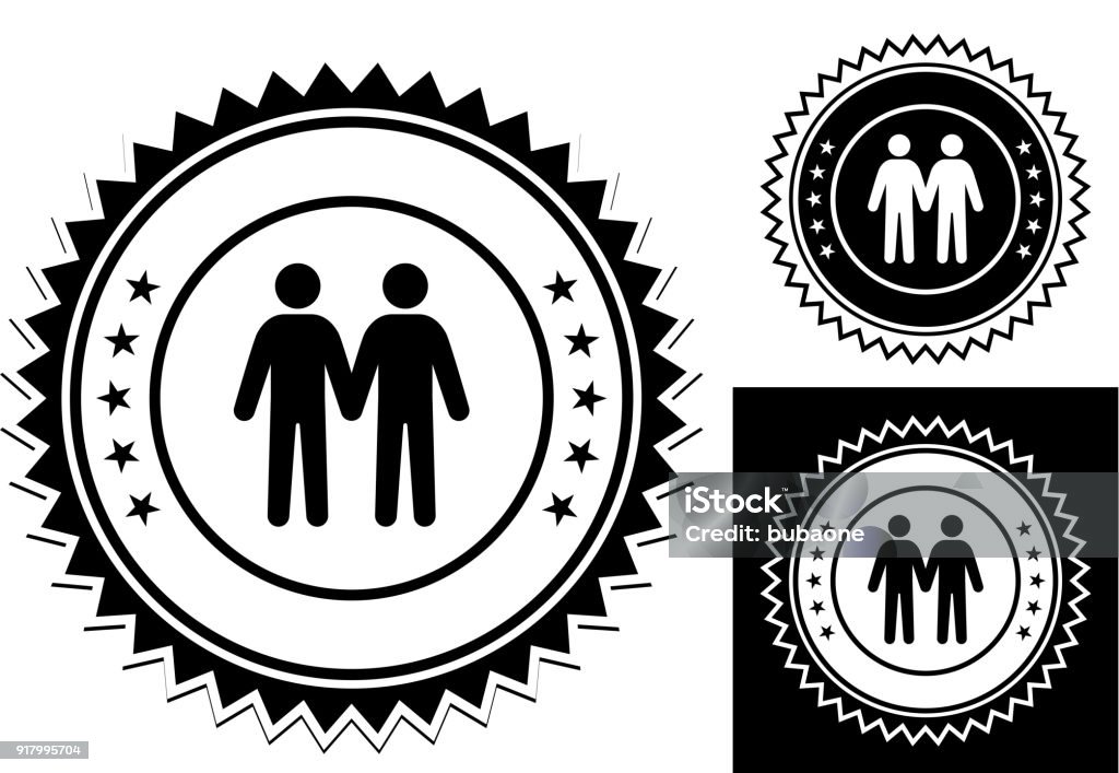 Two Men Love Each Other Gay Couple Stock Illustration Download Image