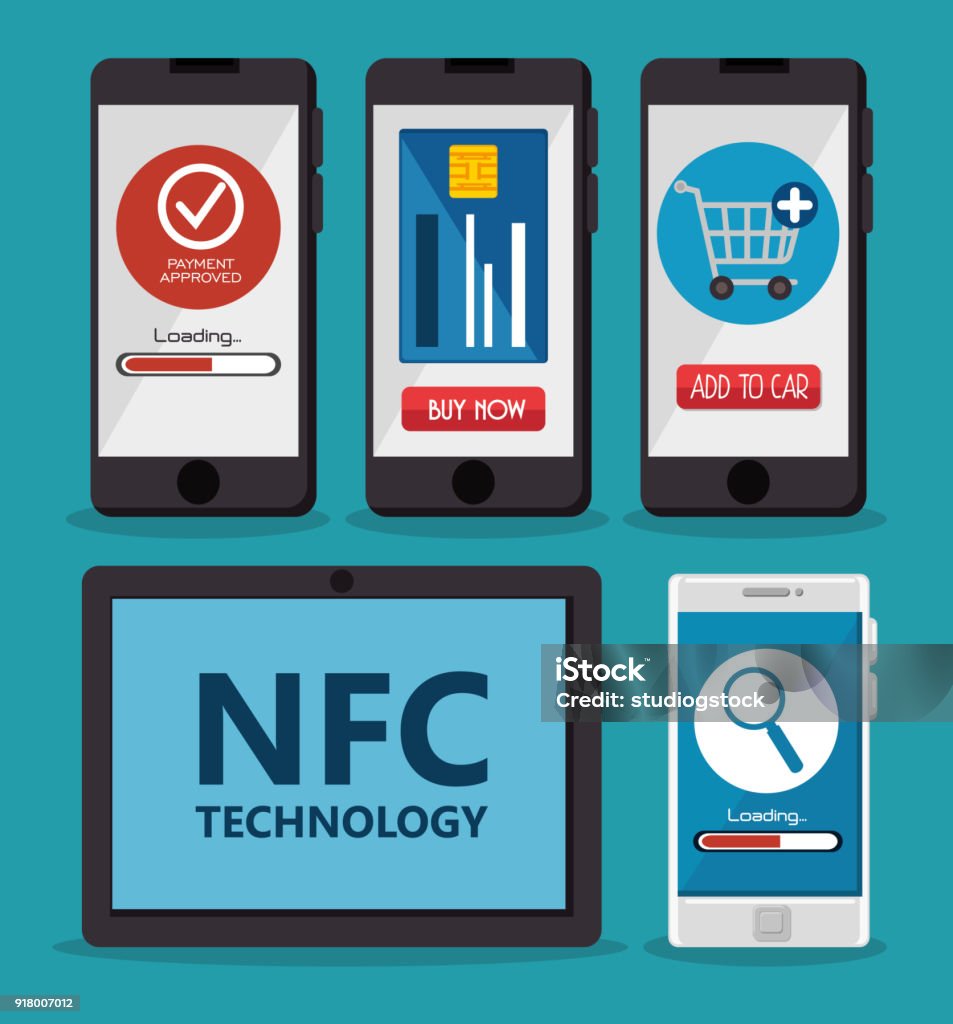 Nfc Technology Concept Design Stock Illustration - Download Image Now ... Nfc Technology Concept Design Stock Illustration - Download Image Now ...