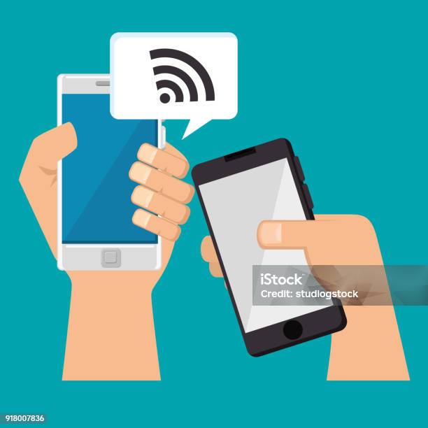 Nfc 기술 컨셉 디자인 개념에 대한 스톡 벡터 아트 및 기타 이미지 개념 계산대 고객 Istock
