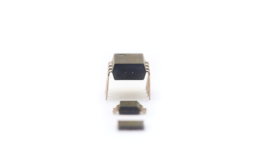 Tree Microchips Isolated On White Background Modern And Old Stock Photo ... Tree Microchips Isolated On White Background Modern And Old Stock Photo ...