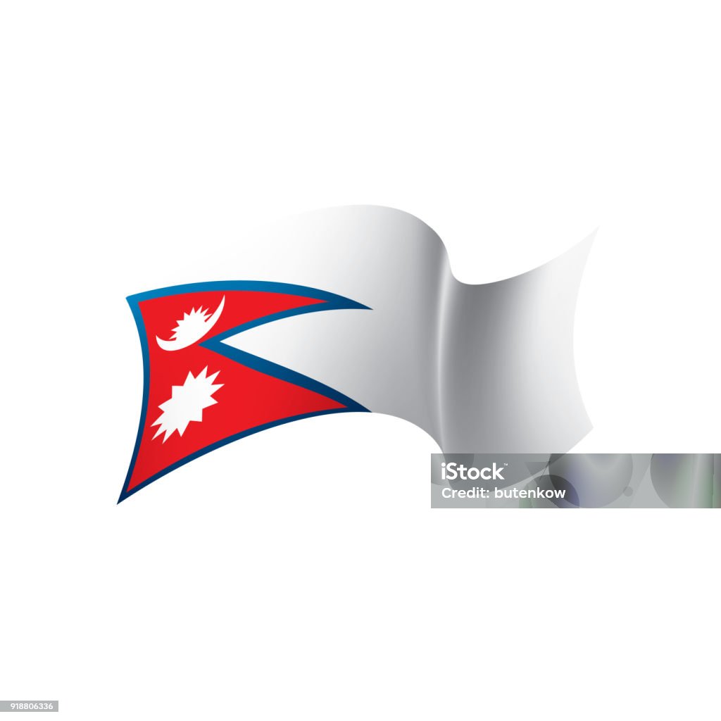 Nepal Flag Vector Illustration Stock Illustration Download Image Now