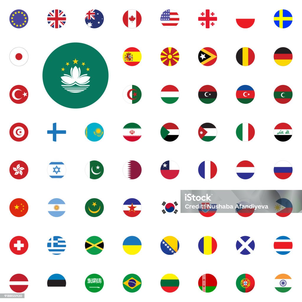 Ikon Bendera Bulat Makau Round World Flags Vector Ilustrasi Ikon Diatur ... Ikon Bendera Bulat Makau Round World Flags Vector Ilustrasi Ikon Diatur ...