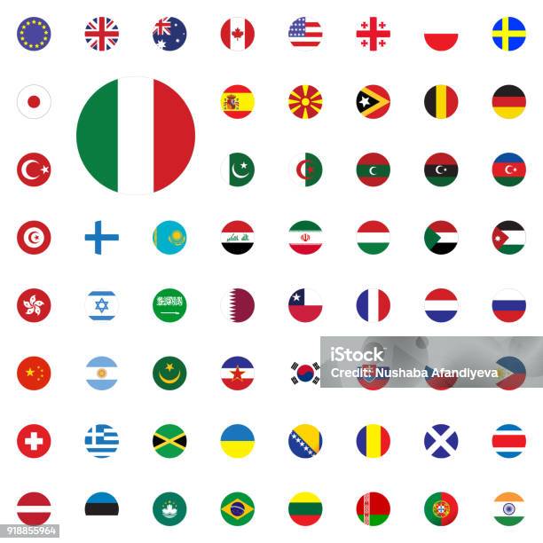 Ikon Bendera Bulat Italia Round World Flags Vector Ilustrasi Ikon ... Ikon Bendera Bulat Italia Round World Flags Vector Ilustrasi Ikon ...