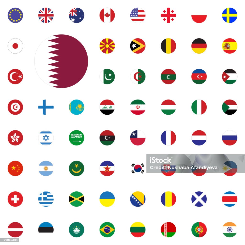 Ikon Bendera Bulat Qatar Round World Flags Vector Ilustrasi Ikon Diatur ... Ikon Bendera Bulat Qatar Round World Flags Vector Ilustrasi Ikon Diatur ...