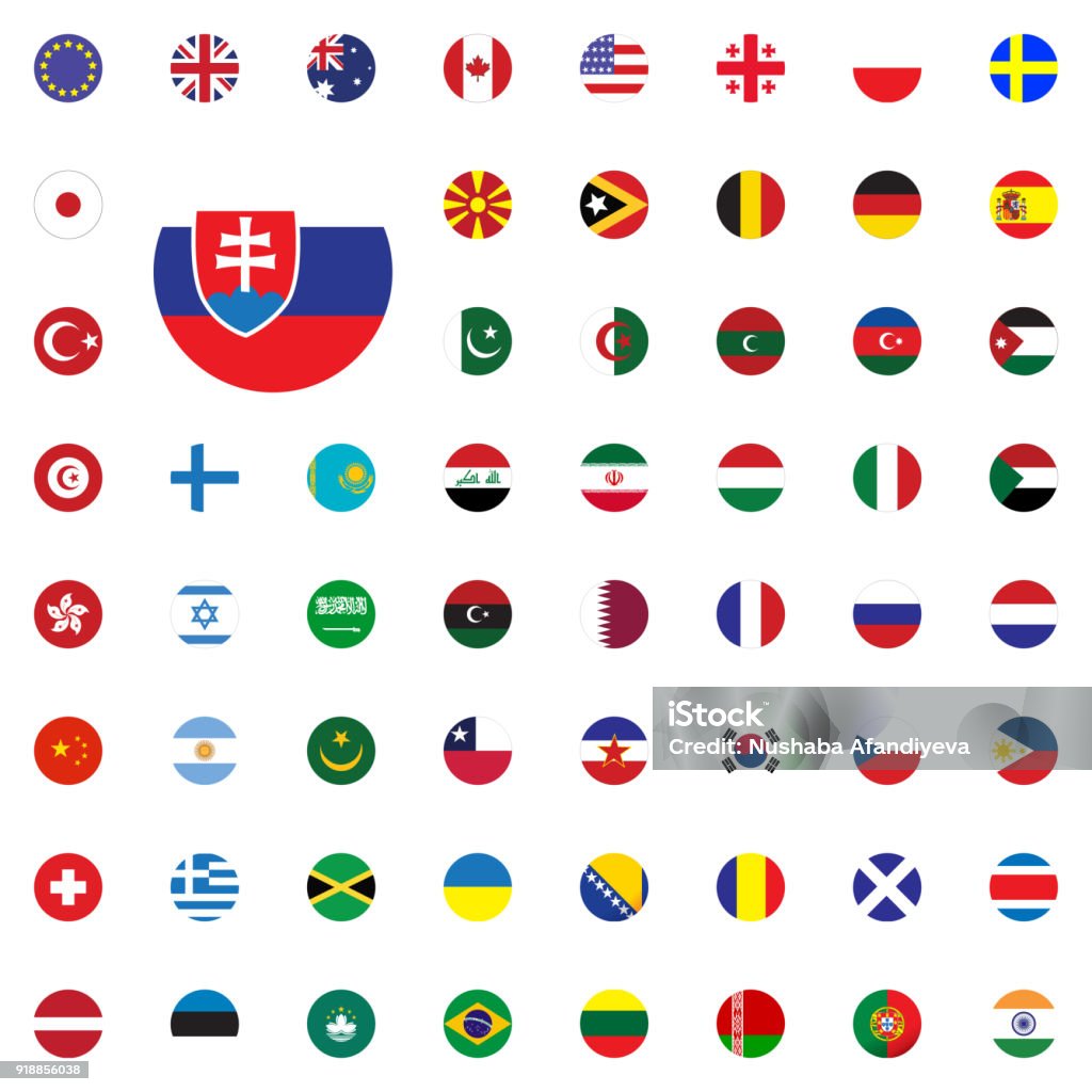 Ikon Bendera Bulat Republik Slowakia Round World Flags Vector Ilustrasi ... Ikon Bendera Bulat Republik Slowakia Round World Flags Vector Ilustrasi ...