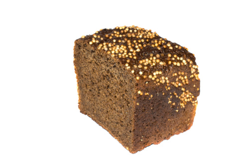 Slice Of Black 식빵 흰색 바탕에 그림자와 0명에 대한 스톡 사진 및 기타 이미지 0명 갈색 건강한 식생활