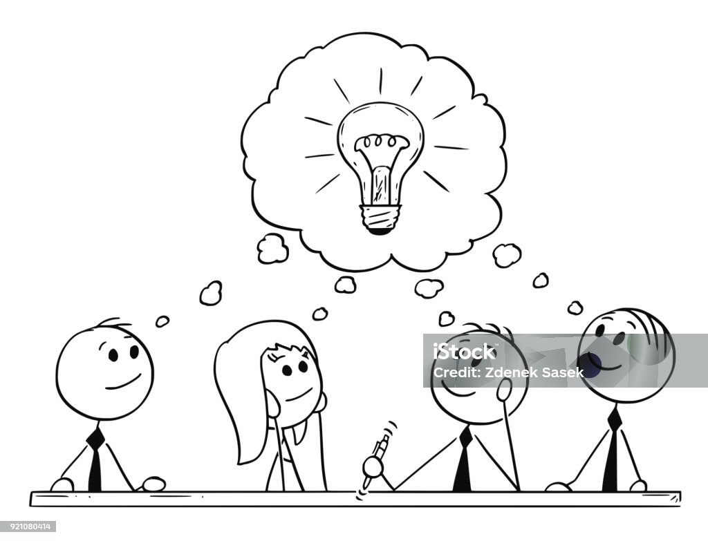 Kartun Pertemuan Tim Bisnis Dan Brainstorming Ilustrasi Stok - Unduh ... Kartun Pertemuan Tim Bisnis Dan Brainstorming Ilustrasi Stok - Unduh ...