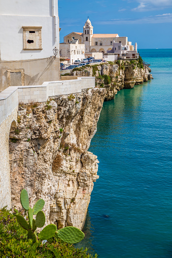 Vieste Gargano 반도 풀리아 지역 이탈리아 0명에 대한 스톡 사진 및 기타 이미지 0명 가르가노 가파른