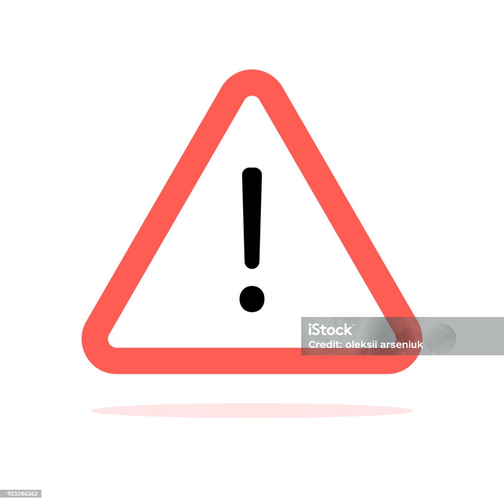 Conventional Triangular Warning Sign Stock Illustration - Download ... Conventional Triangular Warning Sign Stock Illustration - Download ...