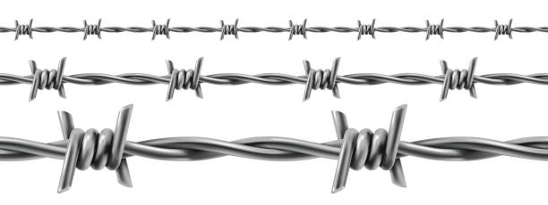 Barbed Wire Vector Brush
