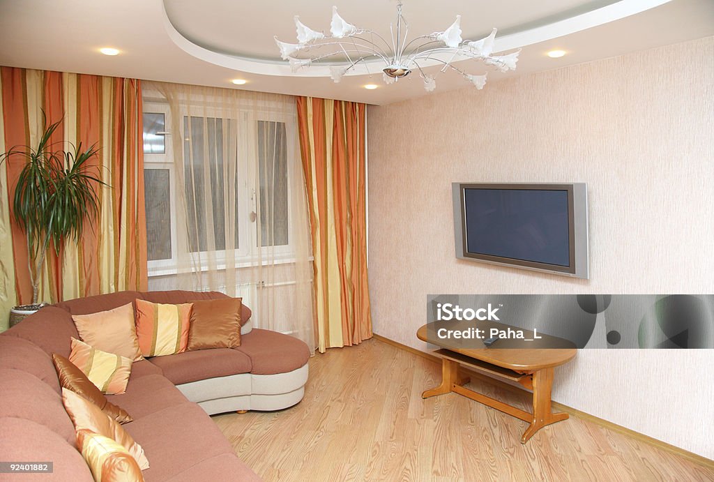 내륙발 소파와 평면 플라즈마 Tv 0명에 대한 스톡 사진 및 기타 이미지 0명 Lcd 가정 생활 Istock