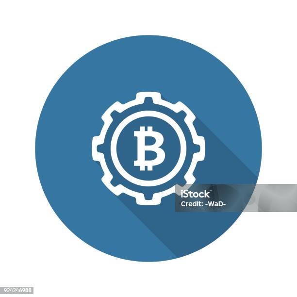 Bitcoin 마이닝 아이콘 가상현실에 대한 스톡 벡터 아트 및 기타 이미지 가상현실 개념 광업 Istock