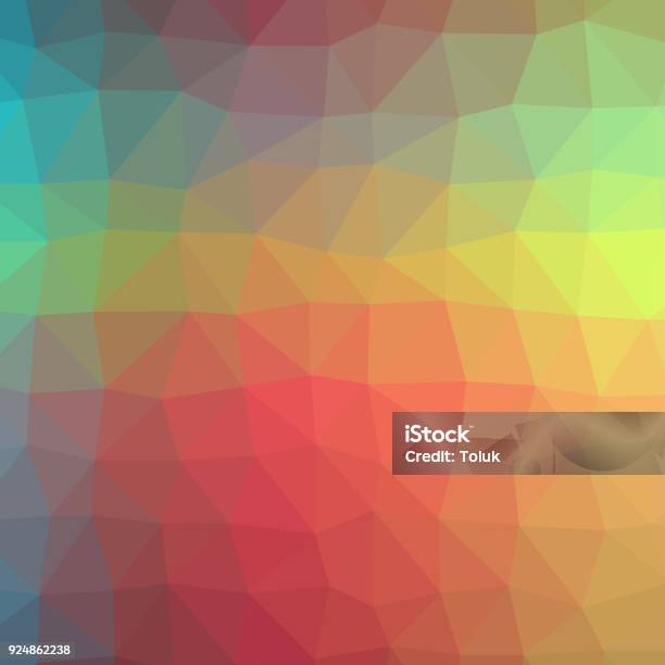 Latar Belakang Geometris Modern Segitiga Rendahpoli Abstrak Ilustrasi
