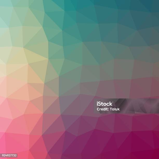 Latar Belakang Geometris Modern Segitiga Rendahpoli Abstrak Ilustrasi