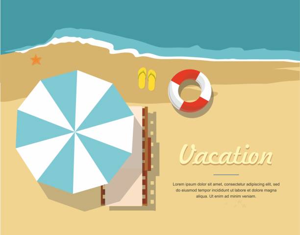 130 Tropical Island Resort Water Table Stock Illustrations Royalty