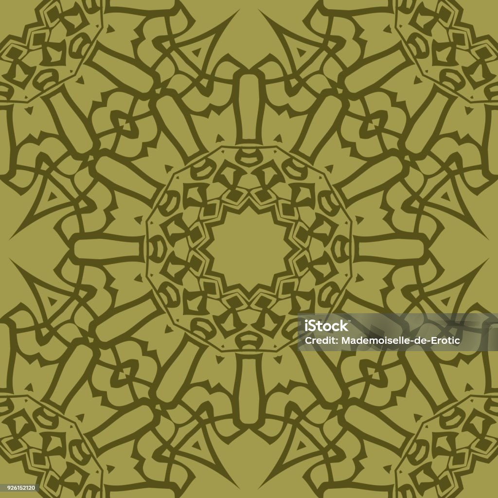 Modern Decorative Floral Lace Pattern Vector Illustration Stock
