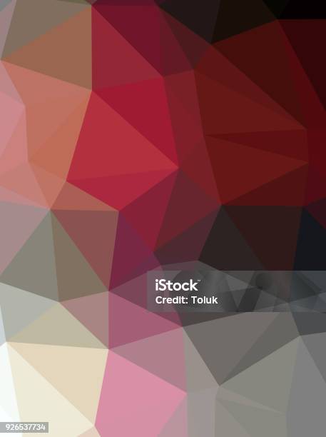 Latar Belakang Geometris Modern Segitiga Rendahpoli Abstrak Ilustrasi