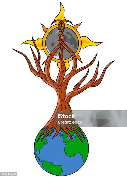 Peace On 지구별 벡터 갈색에 대한 스톡 벡터 아트 및 기타 이미지 갈색 나무 녹색 Istock