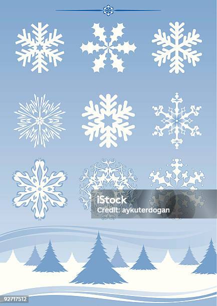Snowflakes 0명에 대한 스톡 벡터 아트 및 기타 이미지 0명 겨울 눈 냉동상태의 물 Istock