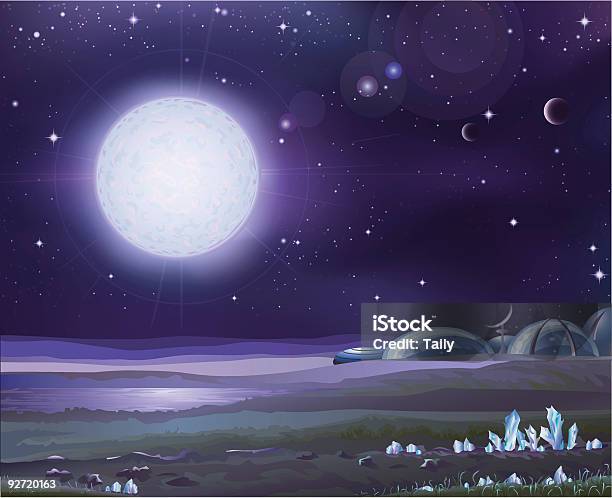 외계인 기지 경관에 대한 스톡 벡터 아트 및 기타 이미지 경관 우주 0명 Istock