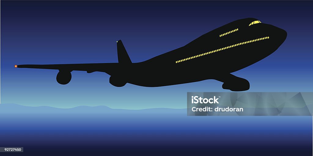 자정 항공편 가로등에 대한 스톡 벡터 아트 및 기타 이미지 가로등 공기 펌프 공중 Istock