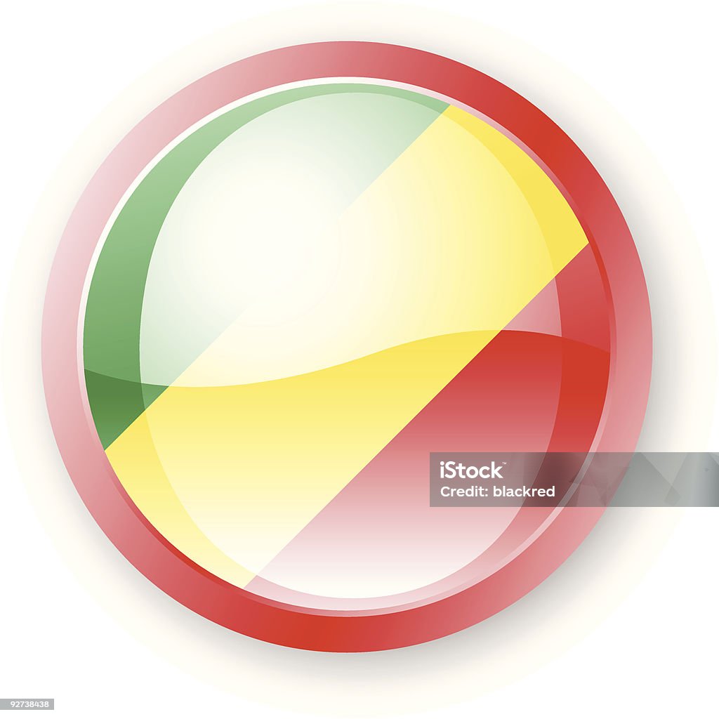 콩고공화국 플랙 아이콘크기 0명에 대한 스톡 벡터 아트 및 기타 이미지 0명 3차원 형태 결정체 Istock