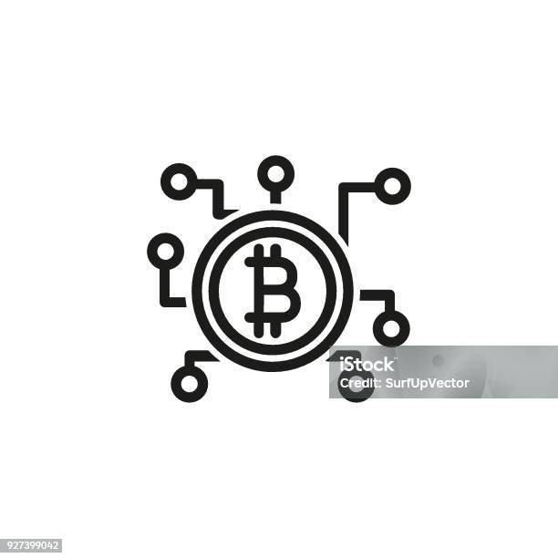 Bitcoin 네트워크 아이콘 0명에 대한 스톡 벡터 아트 및 기타 이미지 0명 개념 경제 Istock
