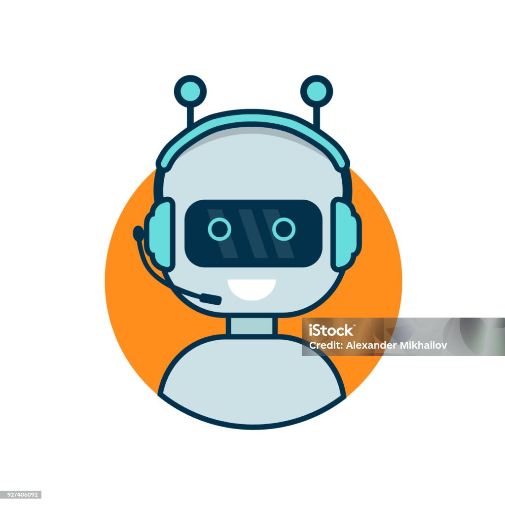 Ikon Chatbot Robot Lucu Bekerja Di Belakang Laptop Desain Tanda Bot ... Ikon Chatbot Robot Lucu Bekerja Di Belakang Laptop Desain Tanda Bot ...