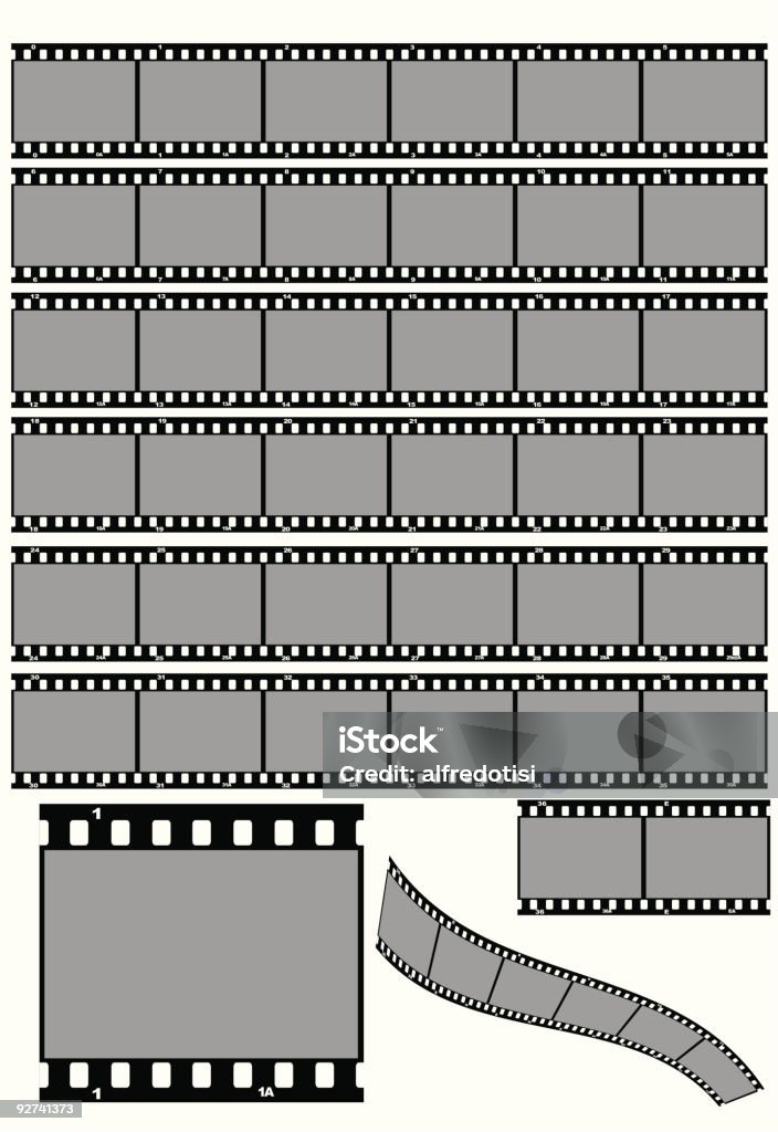 B W 필름 스트립 Barrier Strips 카메라 필름에 대한 스톡 벡터 아트 및 기타 이미지 카메라 필름 0명 검은