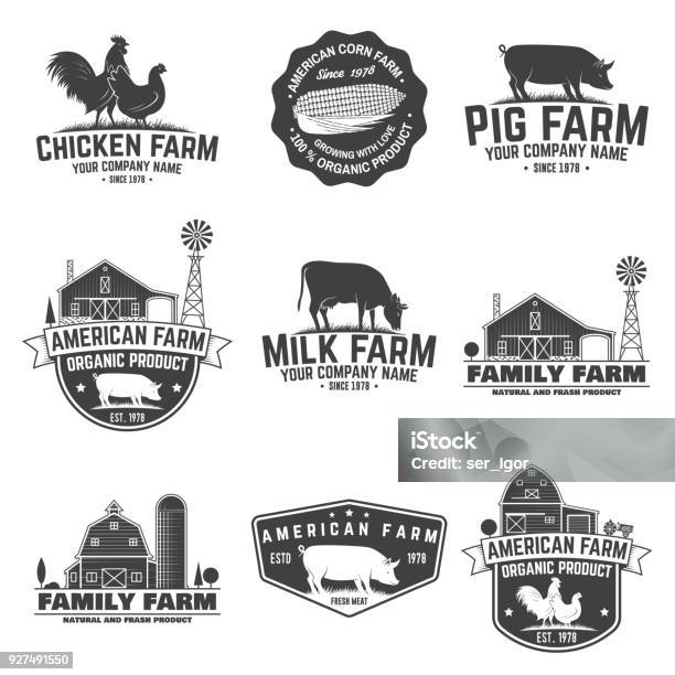 American Farm Badge Atau Label Ilustrasi Vektor Ilustrasi Stok - Unduh ... American Farm Badge Atau Label Ilustrasi Vektor Ilustrasi Stok - Unduh ...