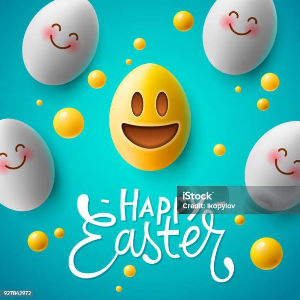 Poster Paskah Bahagia Telur Paskah Dengan Wajah Emoji Tersenyum Lucu ... Poster Paskah Bahagia Telur Paskah Dengan Wajah Emoji Tersenyum Lucu ...